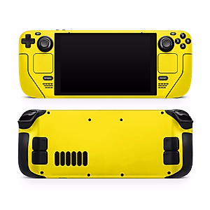 Design Skinz - Compatible with Steam Deck - Skin Decal Protective Scratch-Resistant Removable Vinyl Wrap Cover - Solid Yellow