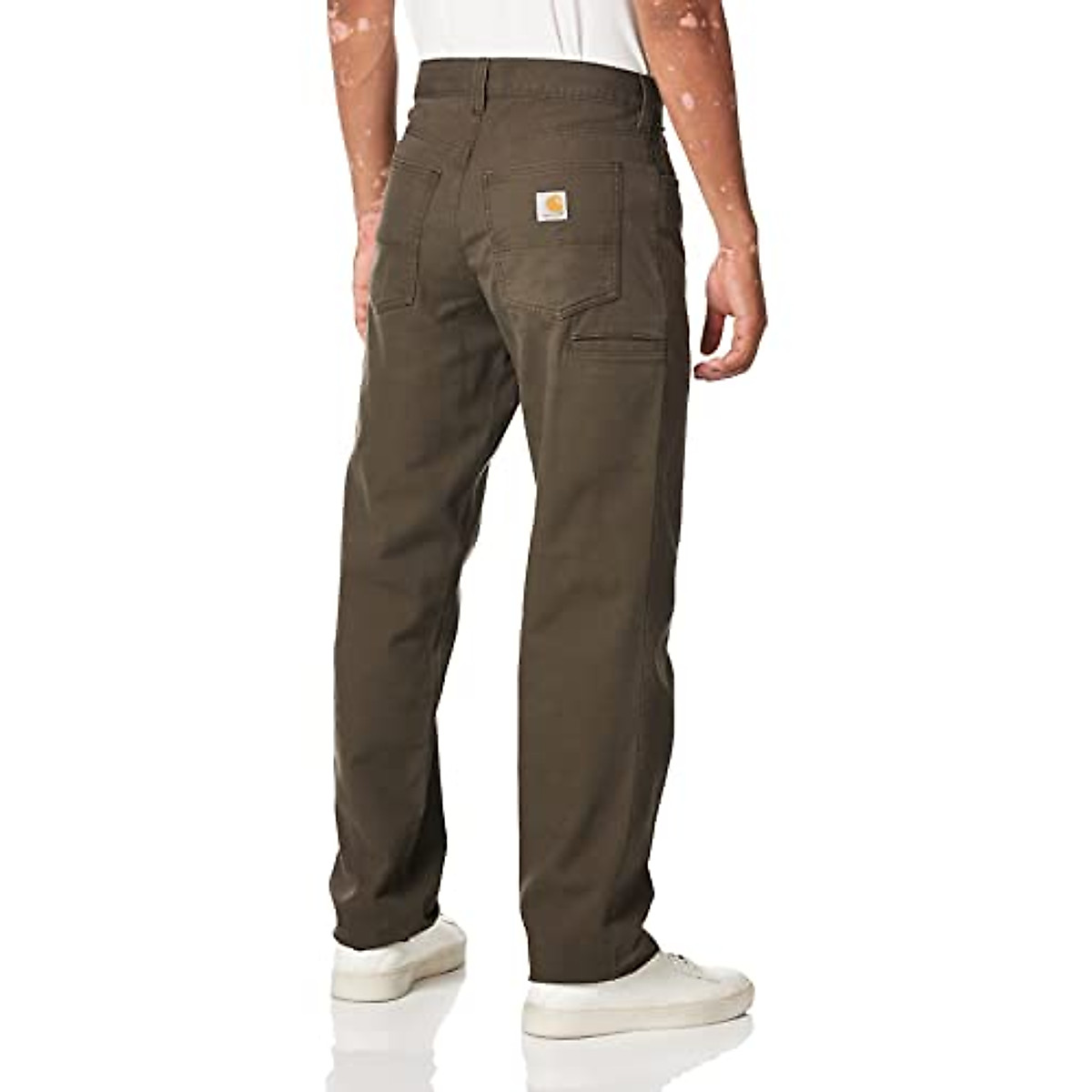 Carhartt Men's Rugged Flex Rigby Five Pocket -Pant, Dark Coffee, 34W X 32L
