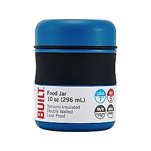 BUILT 10 Ounce Vacuum Insulated Food Jar Tumbler Double Wall Imperial Blue 5237386