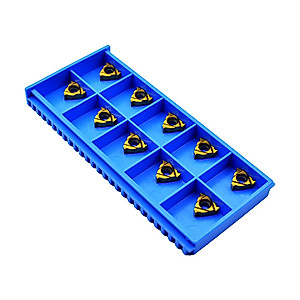 CDBP 11IR A60/11ER A60 CNC Lathe Indexable Threading Carbide Insert Blade, 10 PCS