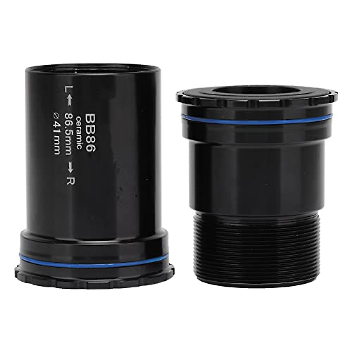 Demeras Bike Bottom Bracket, Stable No Noise Road Bike Bottom Bracket Aluminum Alloy Body Butyronitrile Sealed Loop Waterproof for Maintenance