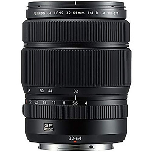 Fujifilm GFX50S II Medium Format Camera Body with GF 32-64mm f/4 R LM WR Wide-Angle Zoom Lens