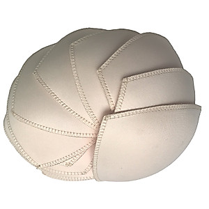 Fypxd 6 Pairs Bra pad Insert For sports bra or Bikini Tops 5X5 inch（Beige