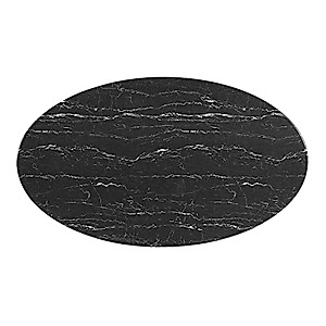 Modway Lippa Dining Table, 60 x 35.5 x 28.5, Black