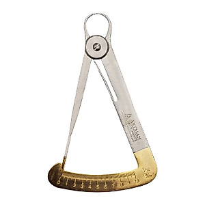 Iwanson Dental Orthodontic Gauge | Measuring Gauge Caliper 0-10mm | Dentist Lab Measuring Instruments Tool ARTMAN Brand Wise Linkers USA