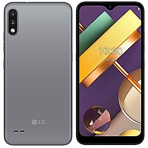 LG K22+ Plus LM-K200HAW Smartphone, US+LATIN 4G LTE, International Version (No US Warranty), 64GB, Titan - Unlocked w/ 64GB SD Bundle