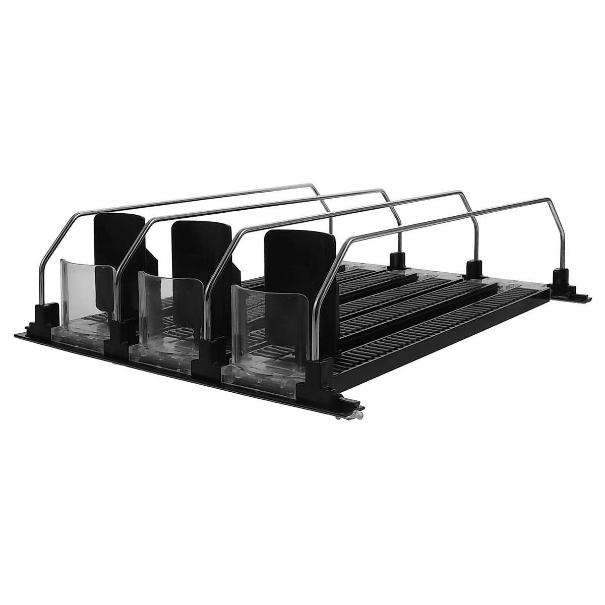 SOLUSTRE 3pcs Drink Pusher Beverage Organizer for Fridge Water Bottle Organizer for Refrigerator Cabinet Refrigerator Bottle Automatic Water Dispenser Soda Drink Bottle Abs Mini