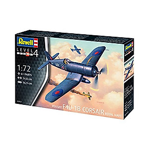 Revell 03917, Vought F4U-1B Corsair Royal Navy, 1: 72 Scale Plastic Model