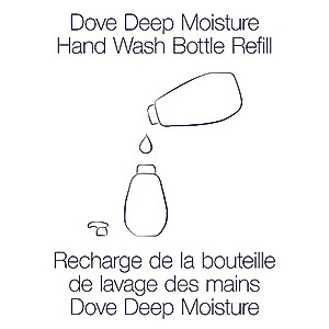 Dove Advanced Care Hand Wash Deep Moisture Pack of 3 for Soft, Smooth Skin More Moisturizers Than The Leading Ordinary Hand Soap, 34 oz