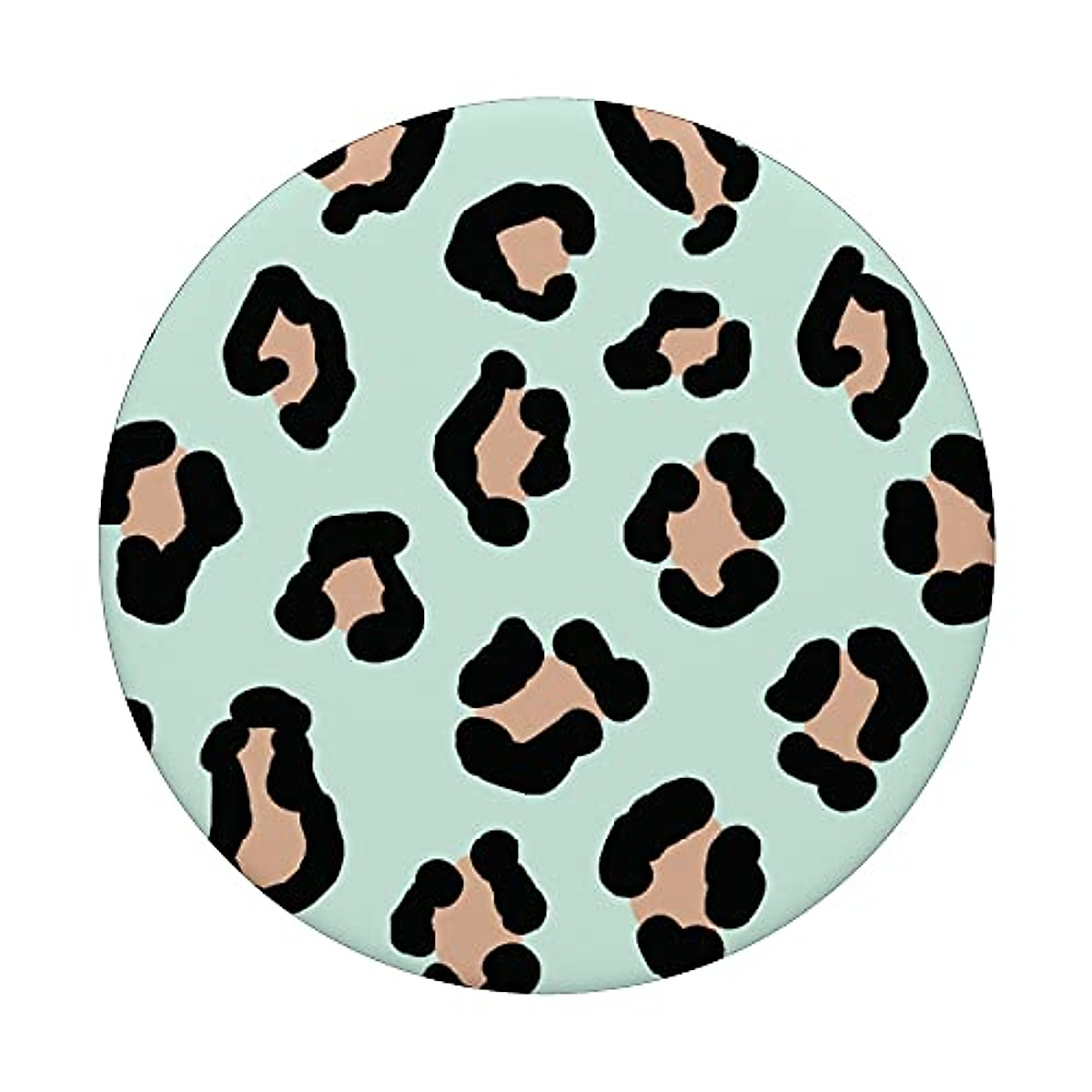 Cute Animal Mint Green Cheetah Print Leopard Design PopSockets Swappable PopGrip