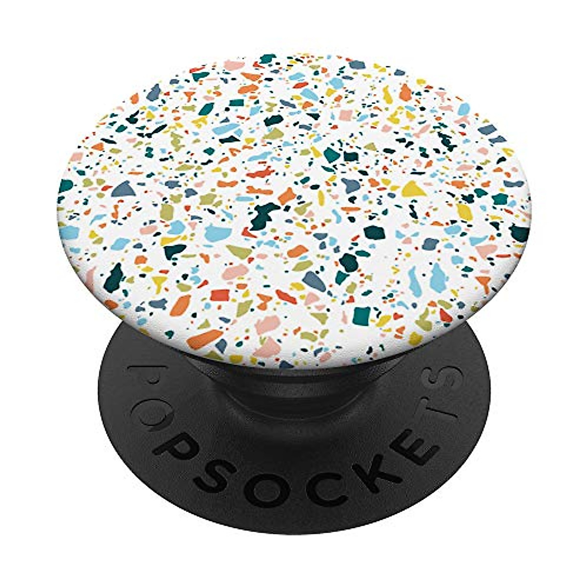 Sassy Southern Charm & Grace Cute Fun & Wild Color Speckle Pattern on Black PopSockets Stand for Sma