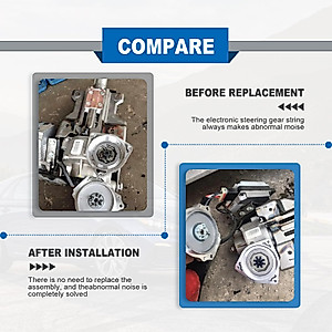 4-Pack Flexible Steering Coupler Replacement, 56315-2K000FFF Nylon Pad Plastic Rubber Wheel, Steering Coupling Steering Column Motor Compatible with Hyundai and Kia (Black)