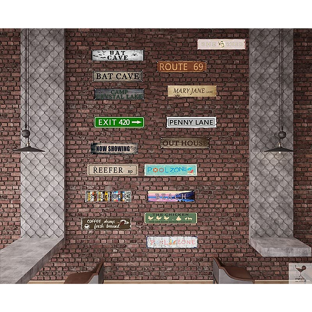 The Quack Shack Street Sign Vintage Rustic Retro Tin Sign 16x4 Inch