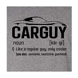 Go All Out XXX-Large Oxford Adult Carguy Definition of Car Guy Funny Gearhead T-Shirt