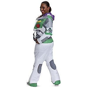Disguise mens Disney Pixar Lightyear Buzz Space Ranger Costume, Official Disney Lightyear Outfit Adult Sized Costumes, As Shown, Men s Size Large 42-46 US