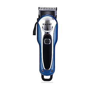 KEMEI 5-Star Rechargeable Razor Professional Hair Trimming Multigroom Beard Trimmer Kit for Face, Head, Body Hair Styling and Grooming LED Display with Stainless Steel Metal Housing Cordless/Cord…