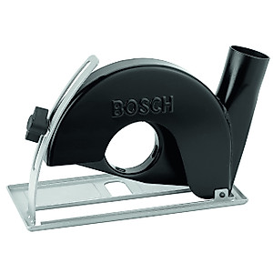 Bosch Accessories Guide Slides with Suction Connection for Chainsaw (Diameter 115/125 mm, Angle Grinders Accessories) Grey
