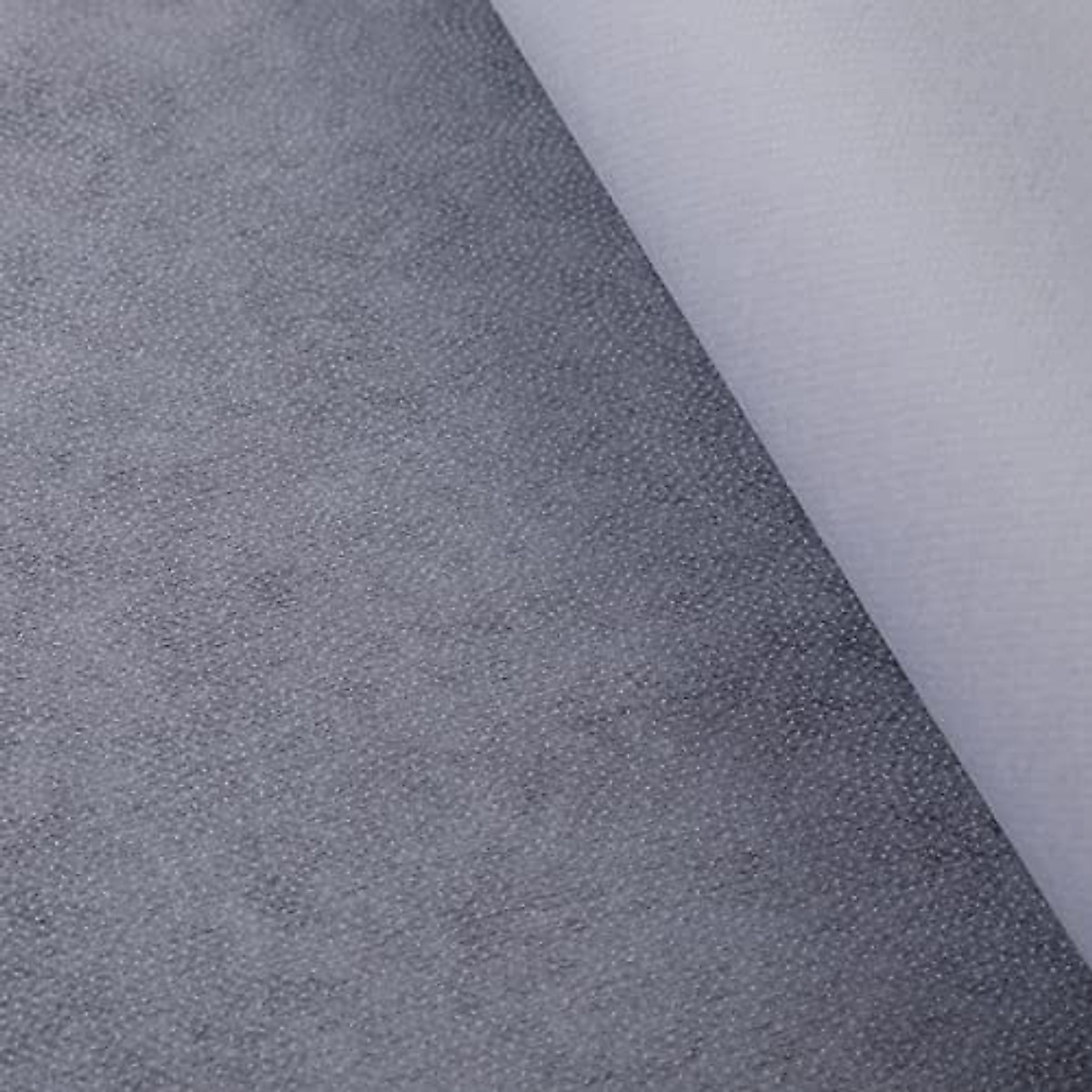 Fusible Interfacing, 0.3x21.9yd Polyester Non-Woven Interfacing Single-Sided Iron on Interfacing Lightweight Medium Weight Iron-On Interfacing for Sewing Quilting Crafting