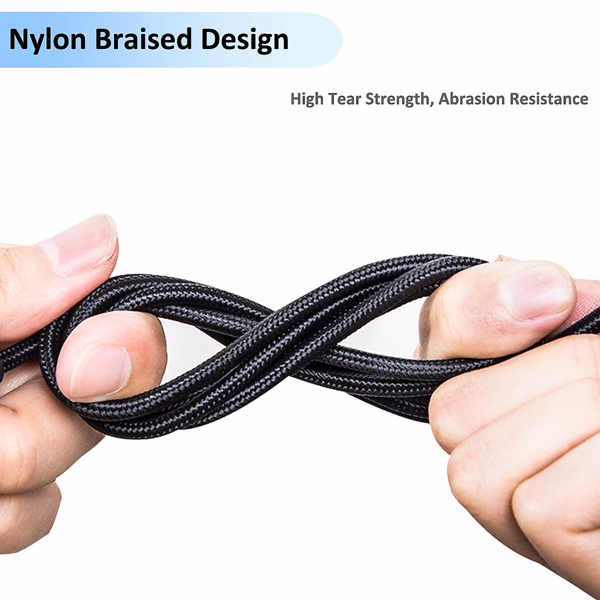 Azddur Replacement Audio Cable for SteelSeries Arctis 3, Arctis Pro Wireless, Arctis 5, Arctis 7, Arctis Pro Gaming Headset 2m/6.5 Feet