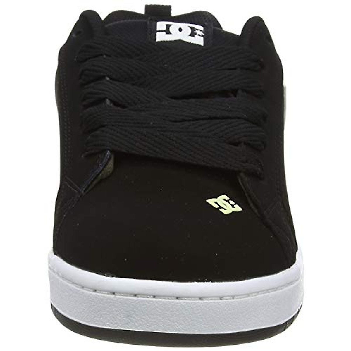 DC Men's Court Graffik Casual Low Top Skate Shoe Sneaker Skateboarding, Black, 12