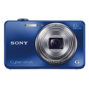 Sony Cyber-shot DSC-WX150 18.2 MP Exmor R CMOS Digital Camera with 10x Optical Zoom and 3.0-inch LCD (Blue) (2012 Model)