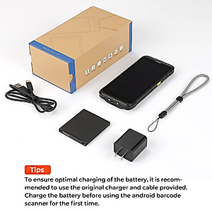 2023 Newest Android Barcode Scanner, Android 11, Mobile Handheld Computer, Wi-Fi 6 MUNBYN Rugged PDA Data Terminal SE4710 Zebra Scanner, 1D 2D QR Barcode Scanner with Case for Retail Warehouse Scanner