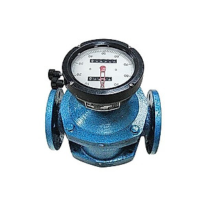 Fuel Oval Gear Flow Meter, Fuel Flow Meter Water Liquid Flow Meters Measuring Tools - Long Lasting(DN20)