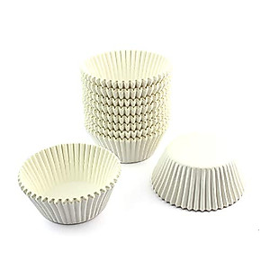 Eoonfirst Standard Size Baking Cups Thanksgiving Day Party Cupcake Liners 200 Pcs (White)