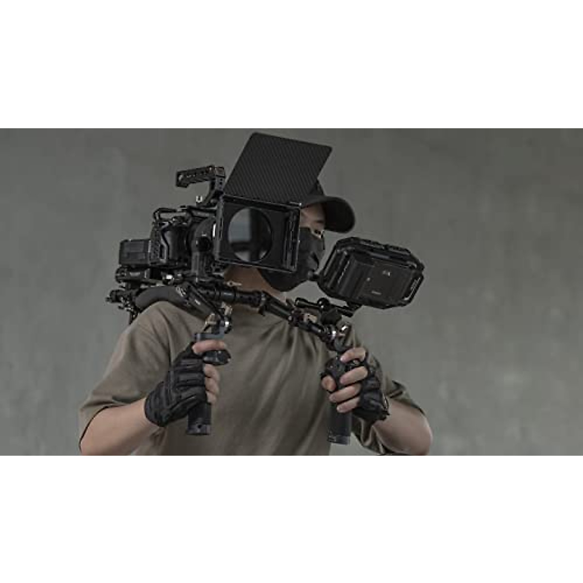 Tilta Lightweight Shoulder Rig | Compatible with DSLR, Mirrorless and Compact Cinema Cameras | TA-LSR-B
