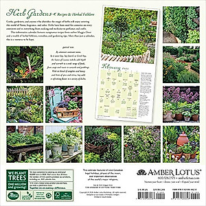Herb Gardens 2021 Wall Calendar: Recipes & Herbal Folklore