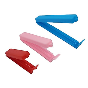 Handy Housewares 10-Piece Snap Bag Clips Set - Includes 3 Sizes Snack Chip Clips Sealers (1)