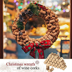 150 Pcs Natural Wine Corks 7/8" x 1 3/4" Wood Straight Corks Wine Bottle Corks Stopper Wine Making Bottles Corks for Corking Homemade Making Art Projects DIY Crafting Leakproof Decorative