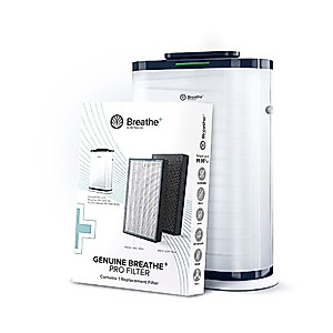 Breathe+ Pro Air Purifier Replacement Air Filter - Medical Grade HEPA Air Purifier - Air Purification System With Air Filter - Smart Air Purifier With Real-Time Air Quality Monitoring