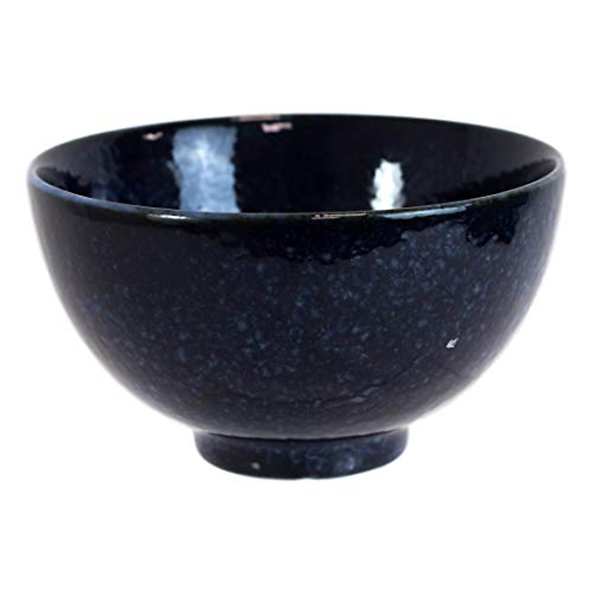 Ebros Pack Of 6 Made in Japan Midnight Blue Tombo Dragonfly Rice Soup Cereal Salad Dessert Stoneware Porcelain Bowls 4.5"D Home Decor Japanese Zen Fusion Accent Bowl Set Serveware Dinnerware