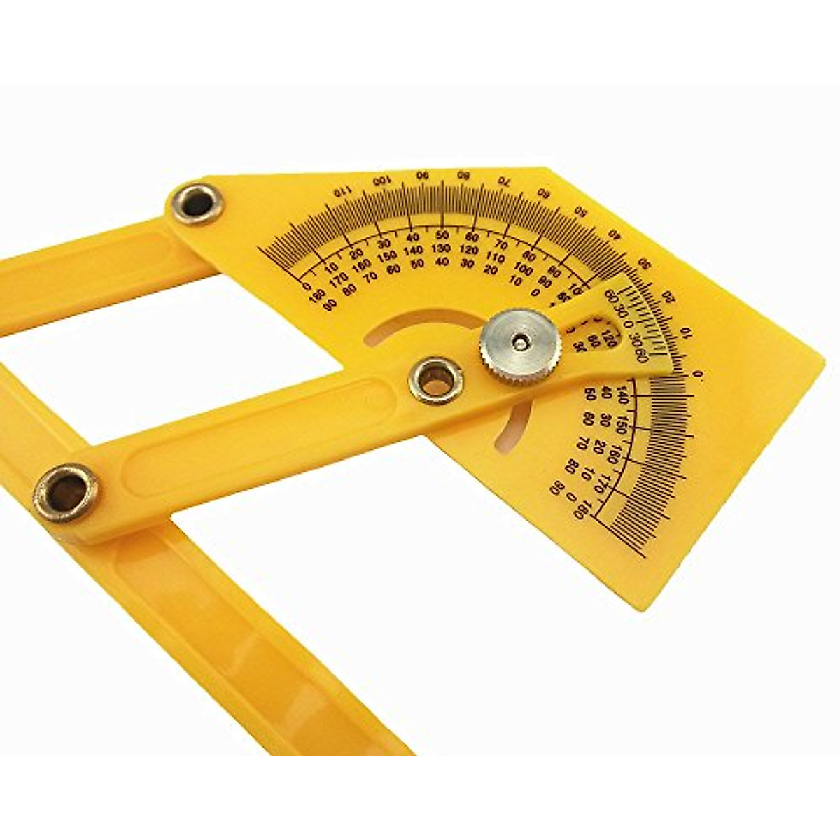 Honbay 1pc Plastic Protractor Angle Finder Measure Arm Ruler Gauge Tool