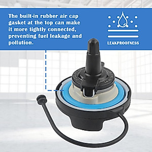 Car Gas Cap Cover,Tight-Sealing Automotive Replacement Fuel Tank Caps OEM#16117222391,Gas Tank Sealer Compatible with Mini Cooper BMW X1 X2 M3 Z4 128I 330CI 328XI 760LI