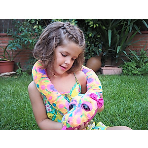 Wild Republic Snake Plush, Snake Stuffed Animal, Plush Toy, Pet Snake, Sherbert, 54"