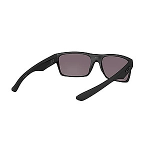 Oakley Men's OO9189 TwoFace Square Sunglasses, Steel/Prizm Grey, 60 mm