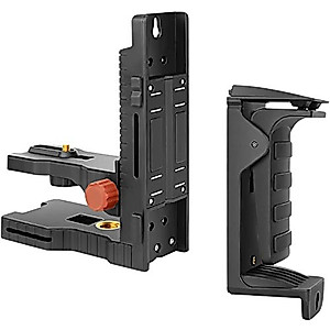 Firecore Multi-Function Laser Level Mount, Magnetic Bracket Adapter, Adjustable 1/4" and 5/8" Thread Wall Mounted Positioning Base with Spring Clip（FM80）