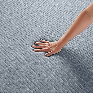 Serta - 7 inch Cooling Gel Memory Foam Mattress, Full Size, Medium-Firm, Supportive, CertiPur-US Certified, 100-Night Trial, for Ewe - Grey