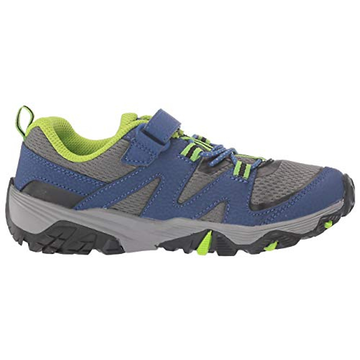 Merrell Trail Quest Hiking Sneaker, Blue/Green, 3 US Unisex Big Kid