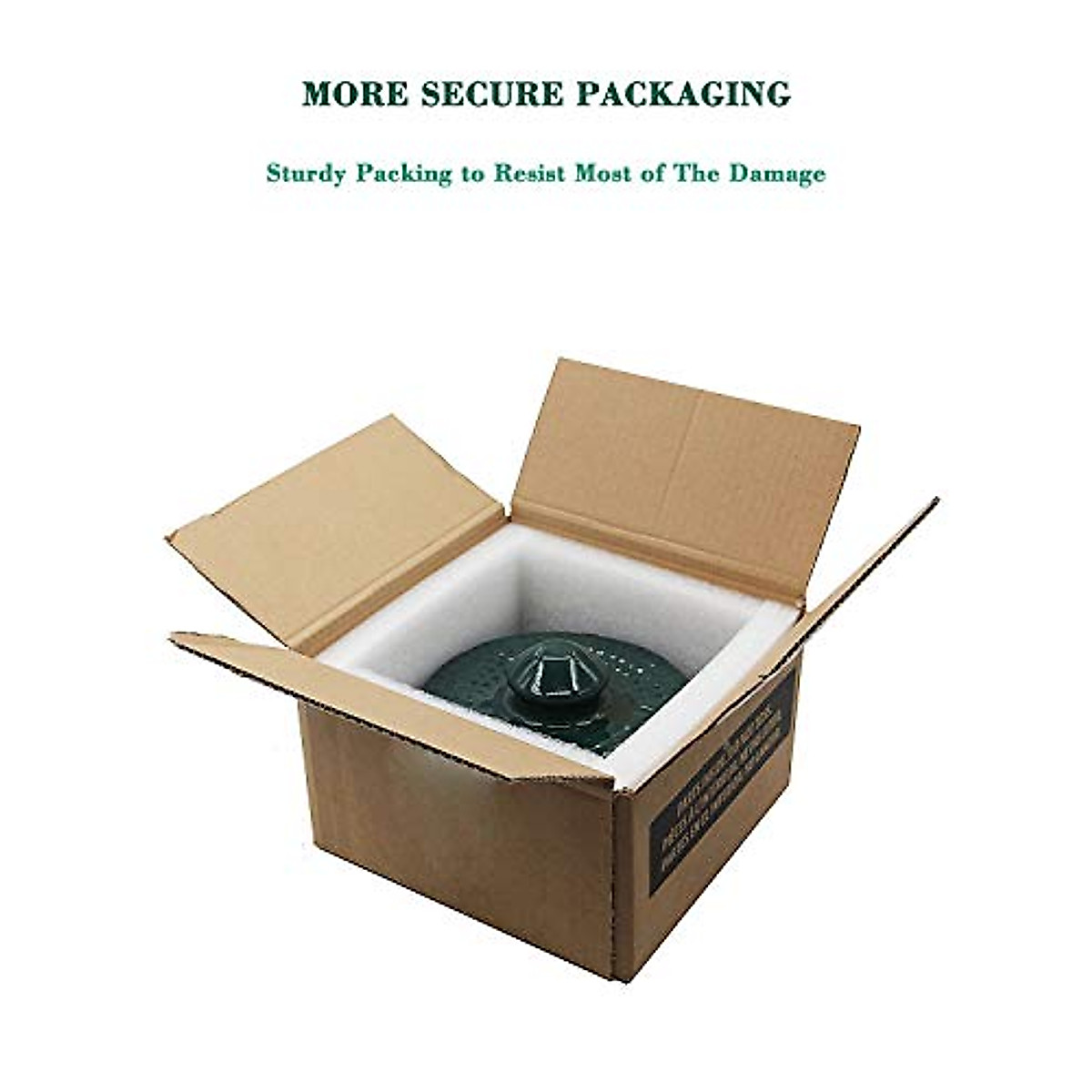 Ceramic Damper Top for Medium Large and XLarge Big Green Egg,Dual Function Ceramic Grill Top Damper,Kamado Accessories Charcoal Grill Top Parts Replacement for Easy Grasp and Anti-Hot