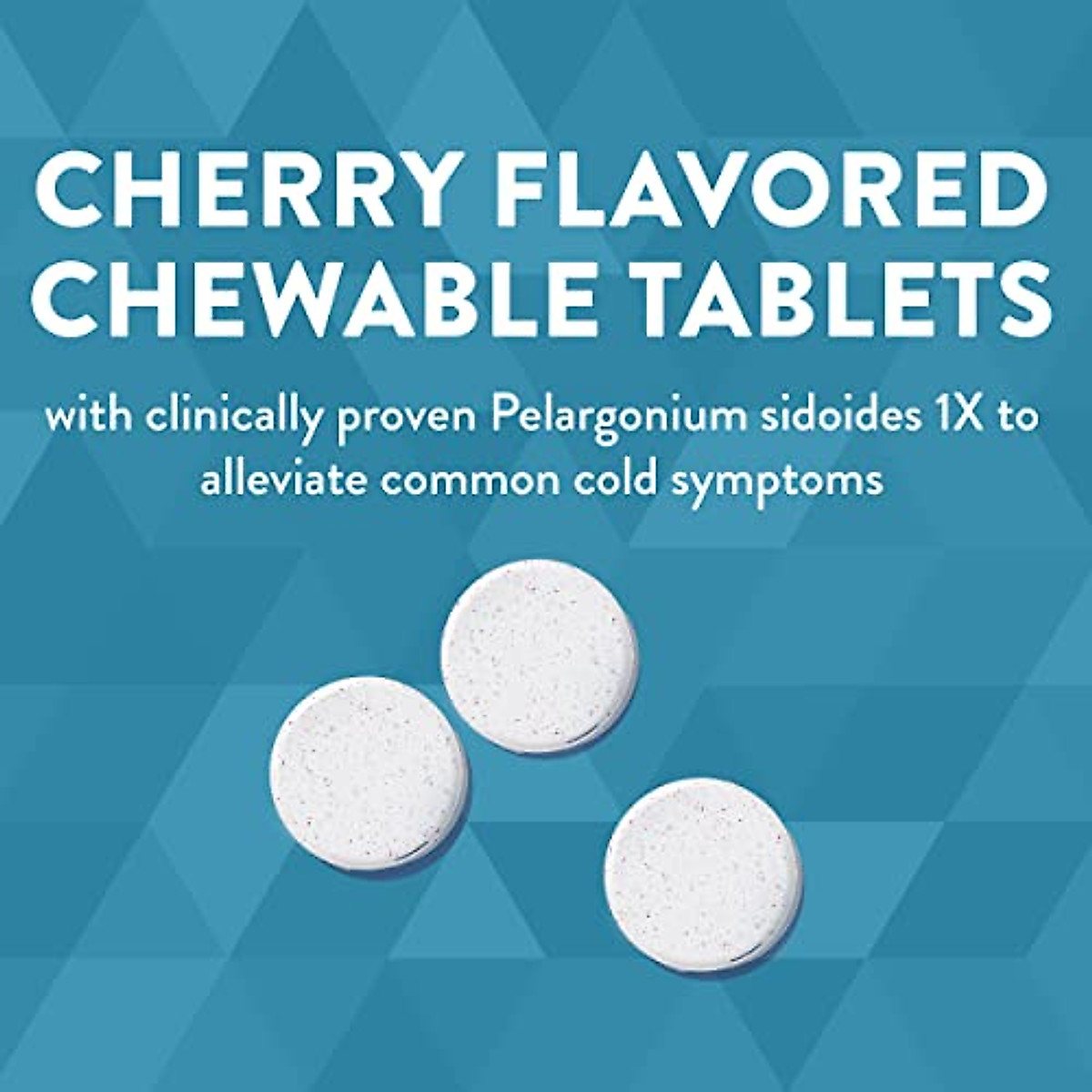 Nature's Way Umcka ColdCare Shortens Duration & Reduces Severity, Cherry Flavored, 20 Chewables