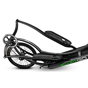 ElliptiGO 3C Long Stride Outdoor Elliptical Bike and Best Hybrid Indoor Exercise Trainer, Black
