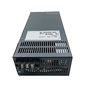 GIXAA DC Power Supply Variable 2000w AC-DC Switching Power Supply Adjustable DC Voltage& Current Power Supply LED Current Stabilizer Laboratory Bench Source with LCD Display