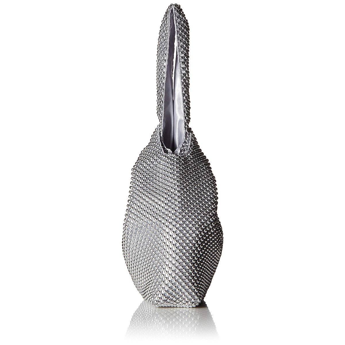 Jessica McClintock Logan Mesh Evening Pouch, Silver