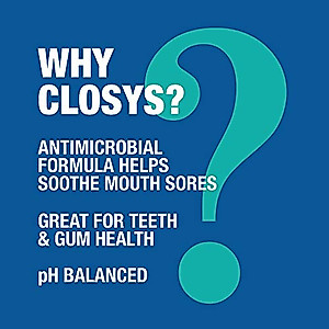 CloSYS Ultra Sensitive Mouthwash, 3.4 Ounce Travel Size (48 Count), Unflavored, Alcohol Free, Dye Free, pH Balanced, Helps Soothe Entire Mouth