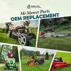 Mr Mower Parts Paper Air Filter Compatible with Cub Cadet 548436-R1 Kohler 231847S Tecumseh 31925 EL Smith 2557 Gravely 015373 20188600 15373 John Deere AM-30800 Onan 140-1188 140-188 ROL-AIR 431