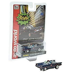 Auto World x Premium Hobbies Blue Comic Book 1966 Batman Batmobile HO Scale Slot Car CP7811