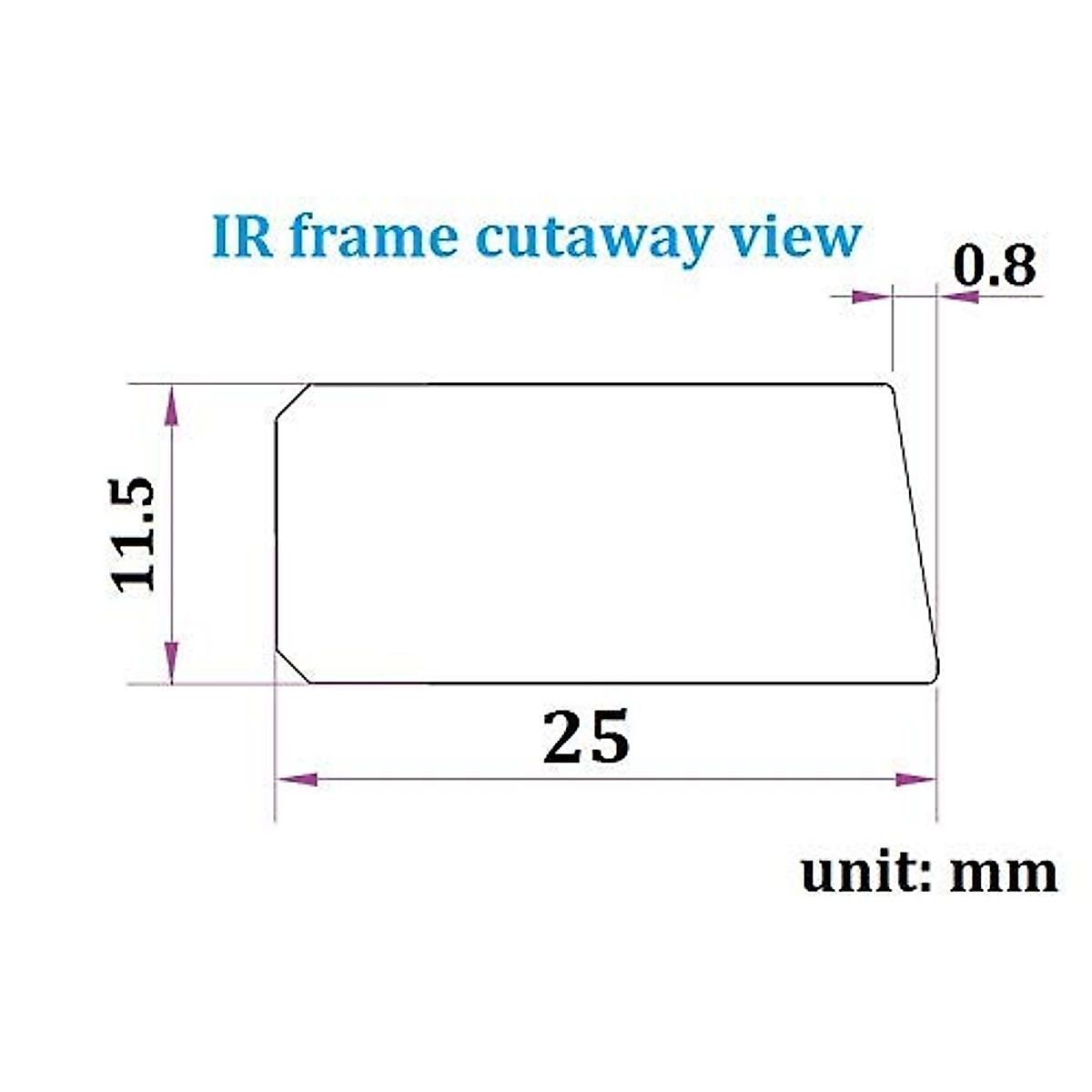 Deyowo 80 Inch Interactive 10 Points Infrared IR Touch Screen Overlay Frame Free Driver